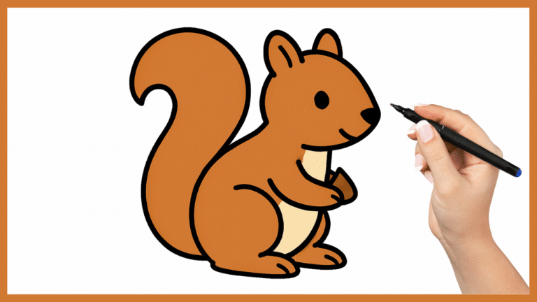 Astuces Pour Dessiner Un écureuil Adorable