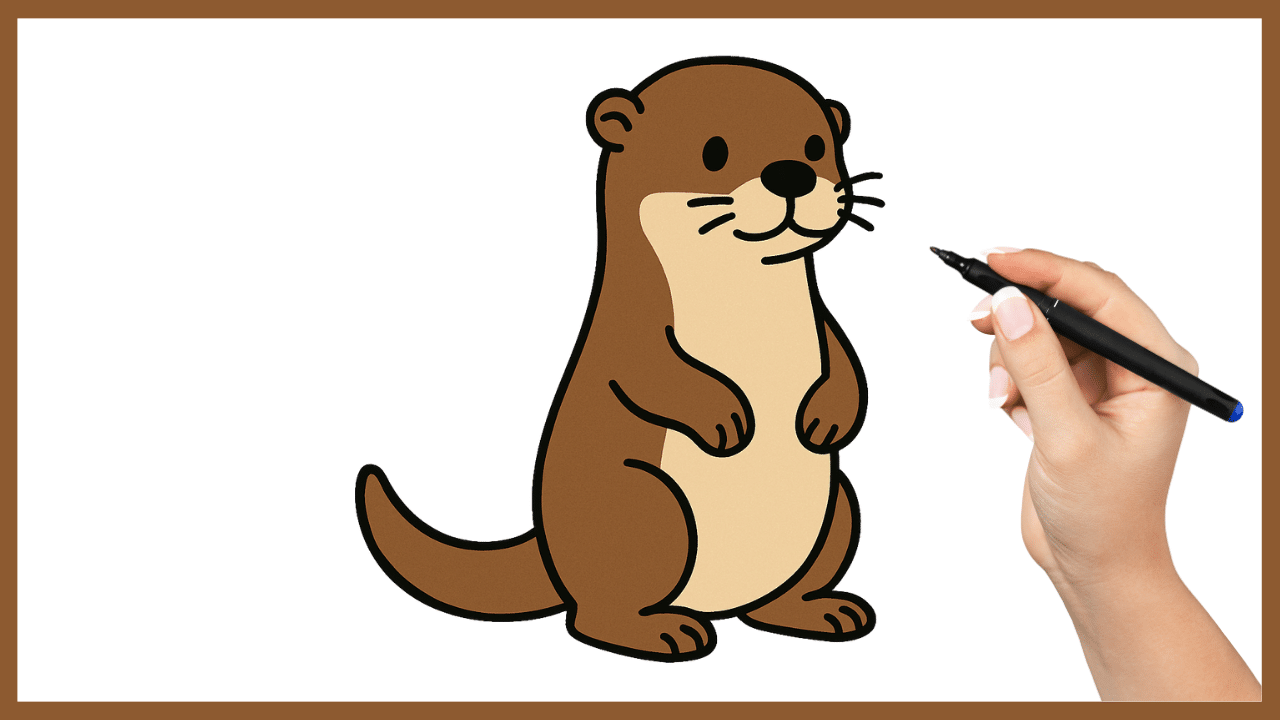 Guide Facile Pour Dessiner Une Loutre